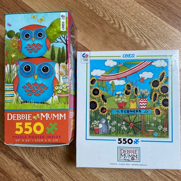 Toys | 2 Puzzles By Debbie Mumm | Poshmark